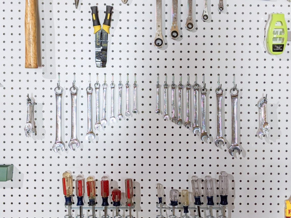 Tool Organization Ideas for your Workshop - The Handcrafted Haven